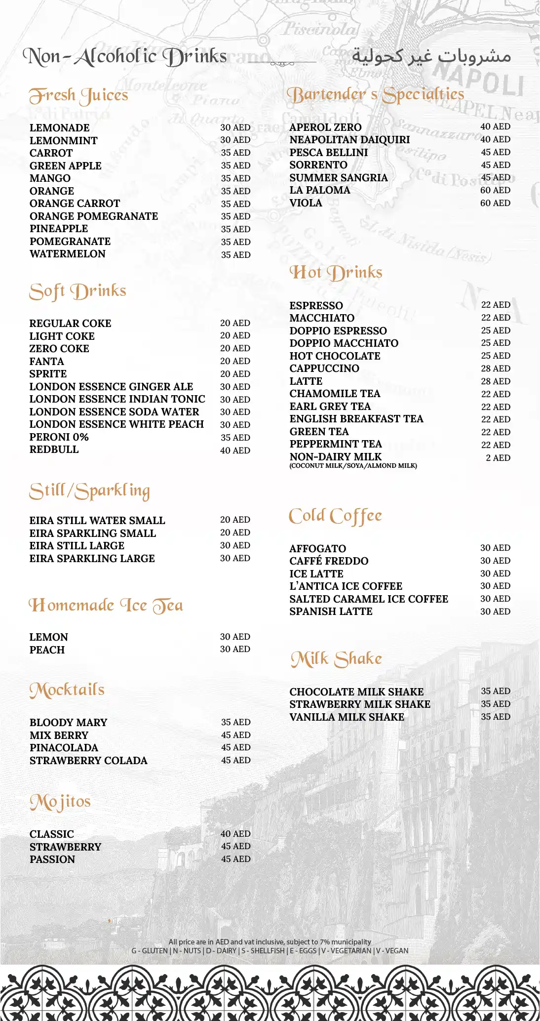 City Walk Menu - L'antica Pizzeria Da Michele
